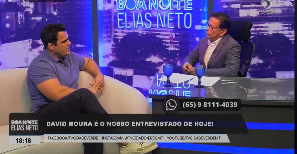 Boa Noite Elias Neto, estreia com entrevista de atleta destaque no judô | TV Cidade Verde ...
